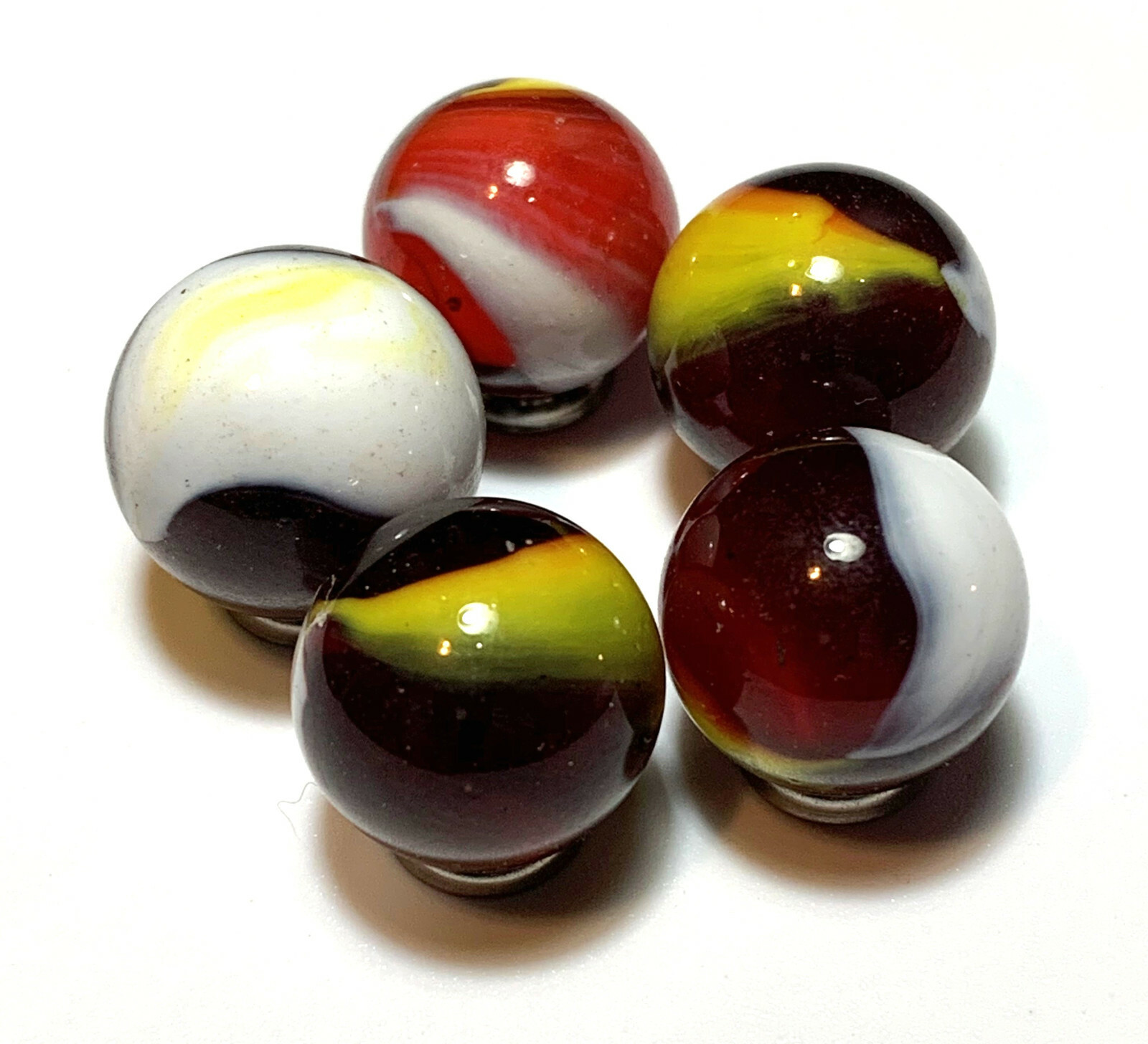 16mm Cardinal Glass Marble Players Pack of 5 Early Vacor 2000-2011 | eBay
