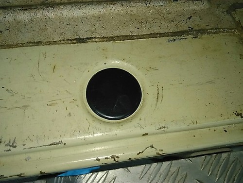 new OEM Toyota Landcruiser FJ40 hole cover rear sill, A-pillar FJ45 ...