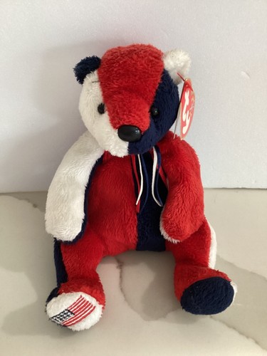 2001 TY PATRIOT All-American Beanie Baby Bear 5”- NEW | eBay