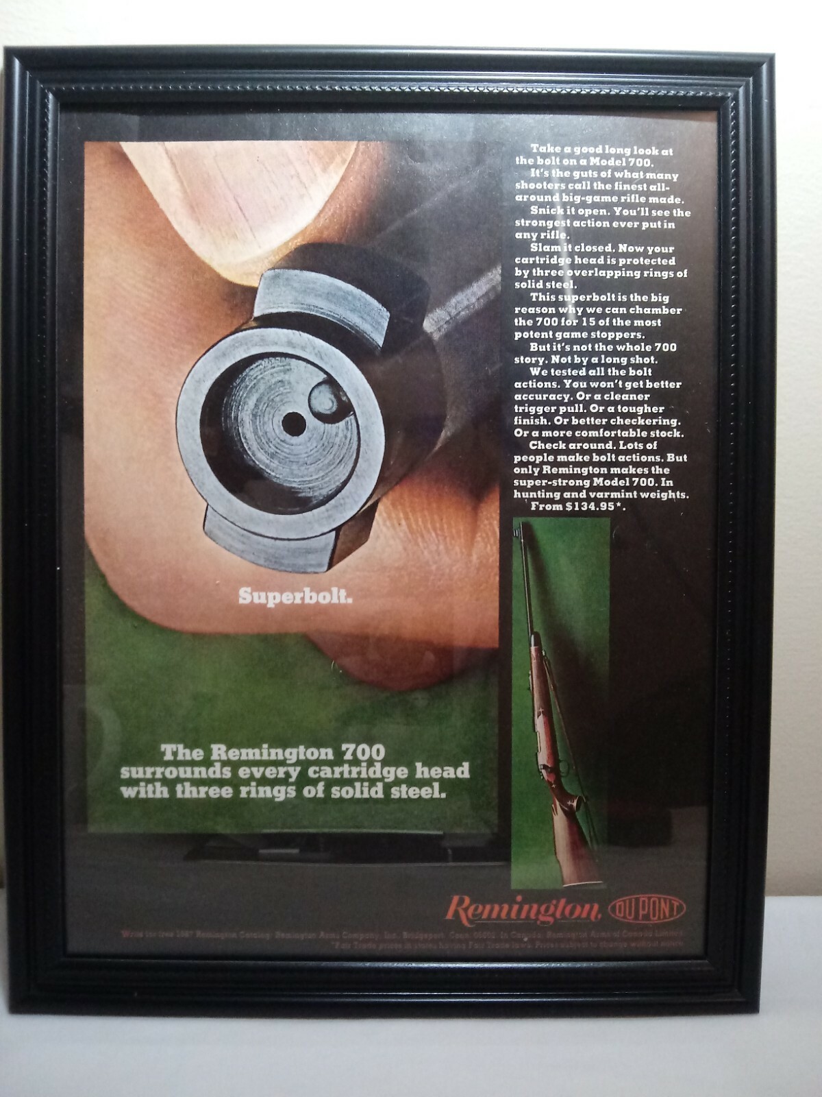 Vintage Firearm Advertisement Remington 700 The American Rifleman ...