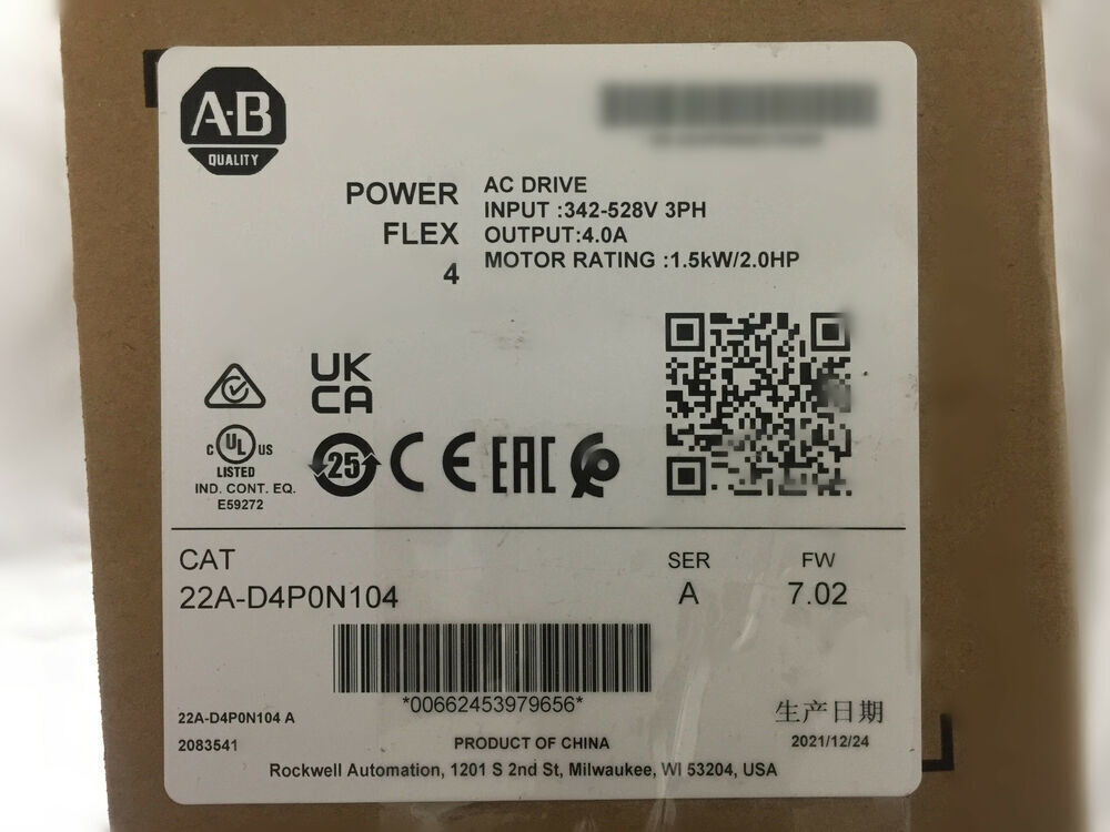 Allen-Bradley 22A-D4P0N104 POWERFLEX AB 22A D4P0N104 | eBay