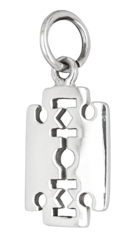 Razor Blade Pendant 925 Silver Symbol Jewelry New | eBay