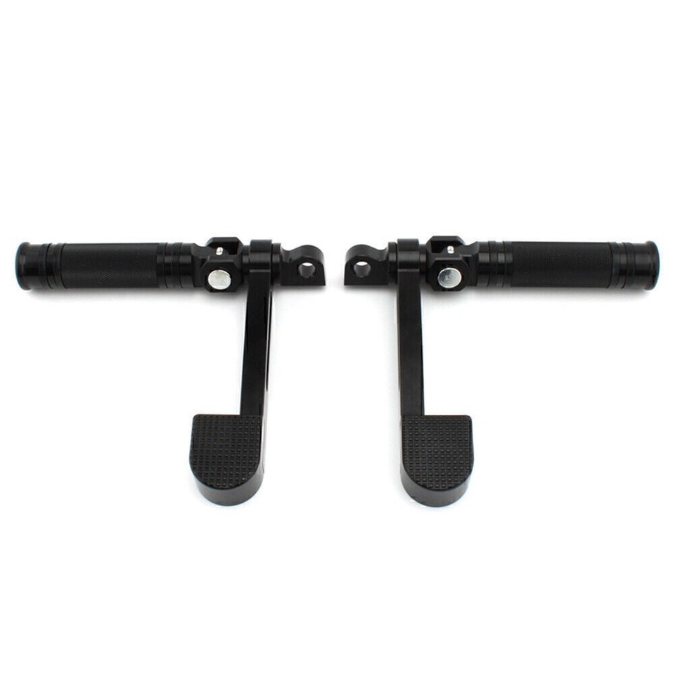 Schwarz Fußrasten Mit Halterung für Harley Sportster XL883 1200 Softail ...