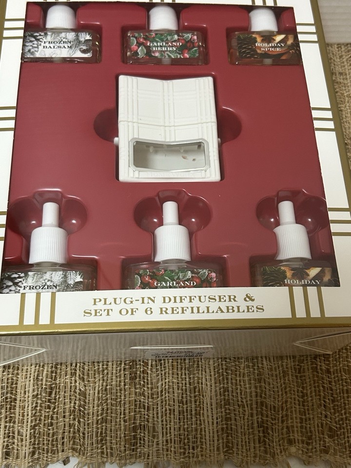 HomeWorx by Harry Slatkin Plug In Diffuser And 6 Refillables. Brand New ...