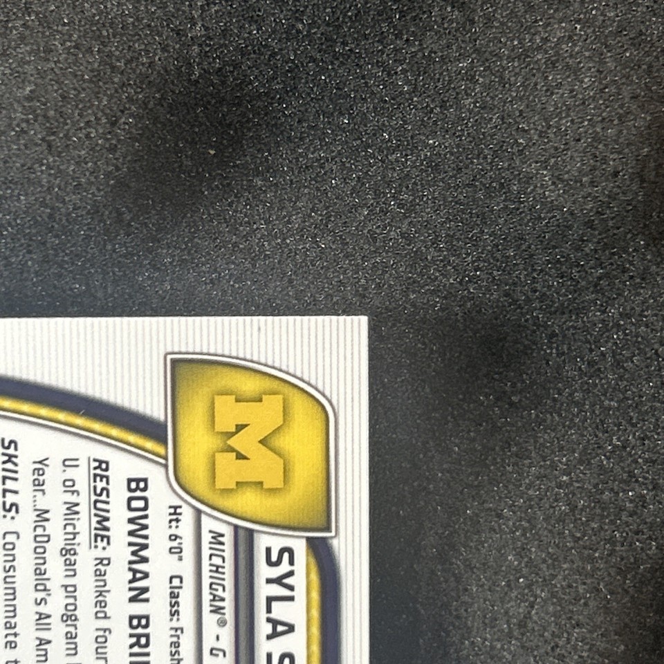 2024-25 Bowman University Chrome Sapphire Edition Syla Swords #65 ...