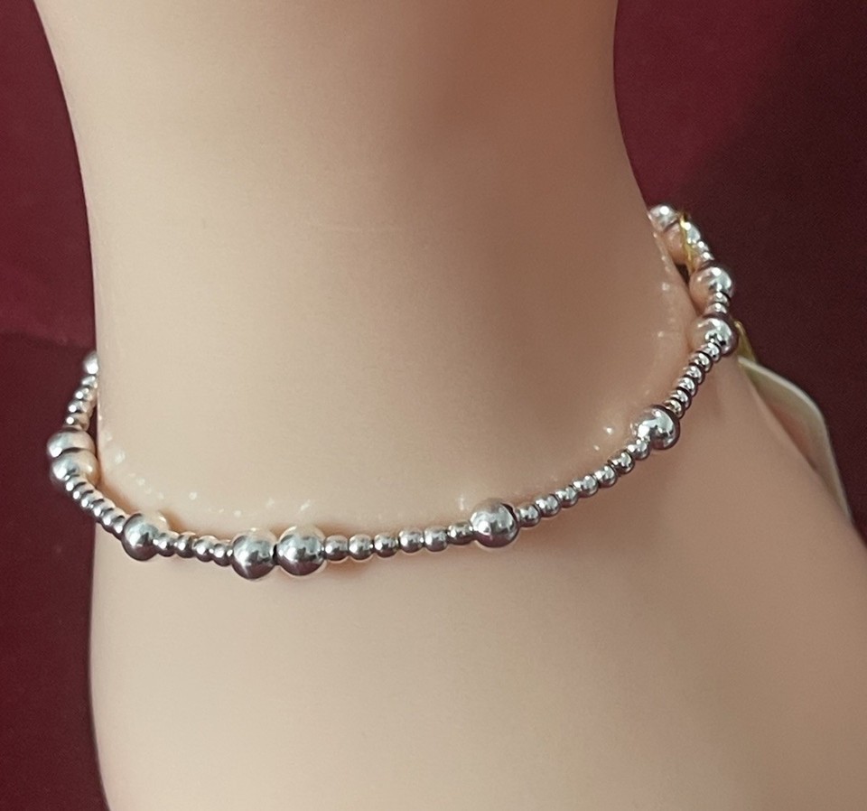 Enewton Sterling Silver Hope Unwritten 4mm Bead Stretch Stacked ...