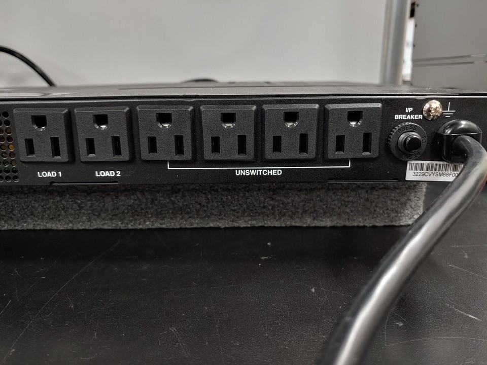 TRIPP LITE SMART1000RM1U SmartPro Line Interactive Sine Wave UPS 1U ...