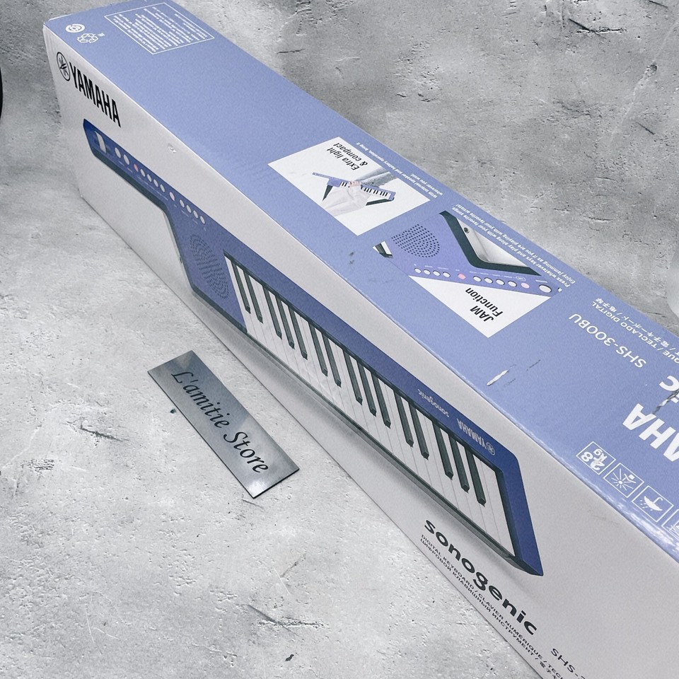 YAMAHA SHS-300BU SonoGenic Mini Keytar 37 Keys Blue SHS300BU SHS300 300 ...