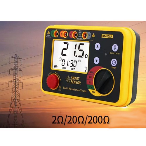 Electronic megger lightning protection high-precision resistance tester ...