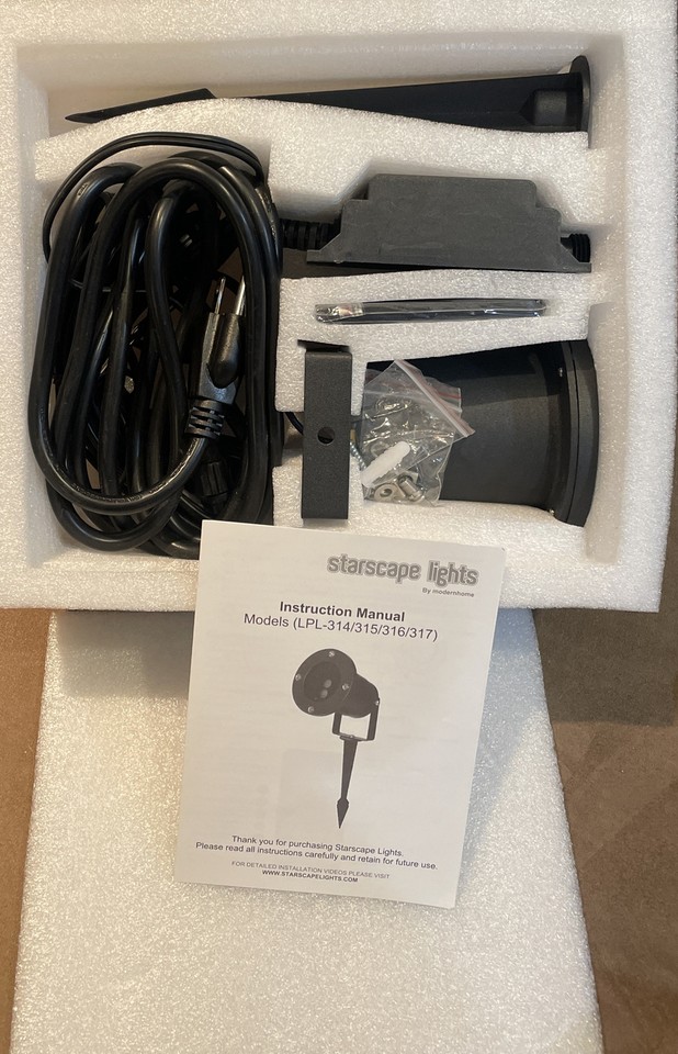 STARSCAPE LIGHTS CHRISTMAS SHAPES & PATTERNS LPL-317 | eBay