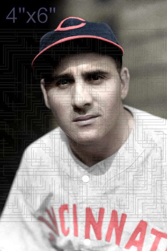 Les Scarsella - 1939 Cincinnati Reds - choose a style - colorized print ...