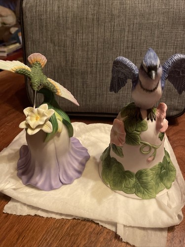 Set Of 2 Avon Bells With Birds | eBay