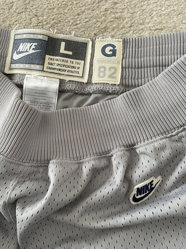 georgetown hoyas basketball shorts large retro nike vintage | eBay