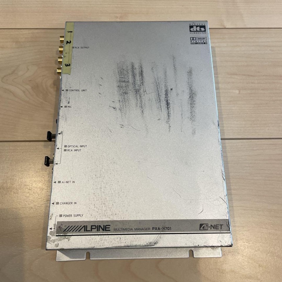 ALPINE PXA-H701 + RUX-C701 Multimedia Manager set R2850 WORKING | eBay