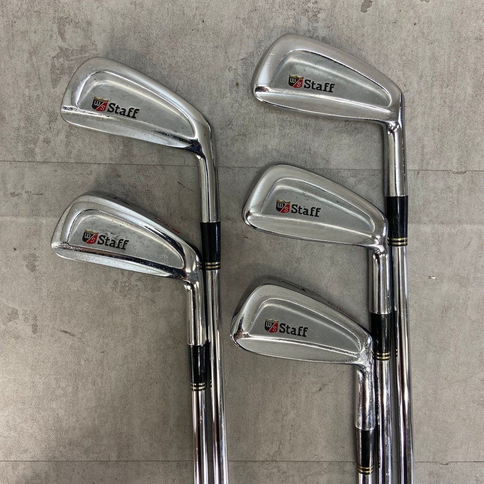 Wilson Staff Men's Golf Iron Set 9 Clubs Steel Right Handed Excellent ...