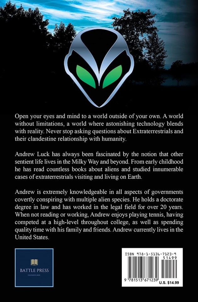 Andrew Luck Alien Takeover (Paperback) (UK IMPORT) 9781513671239| eBay