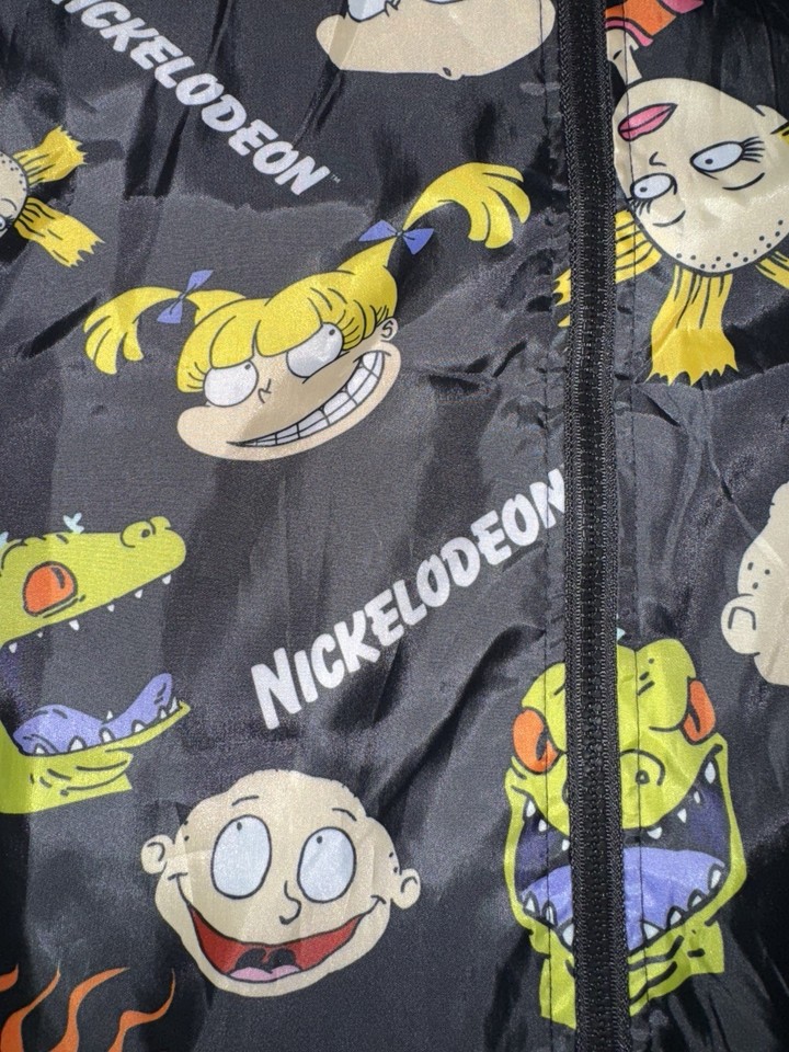 NWT Nickelodeon RUGRATS Zip Up Jacket Size S And Baseball Hat Chuckie ...