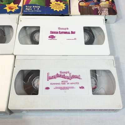 Barney VHS Lot Of 12 Vintage Barney & | Grelly USA