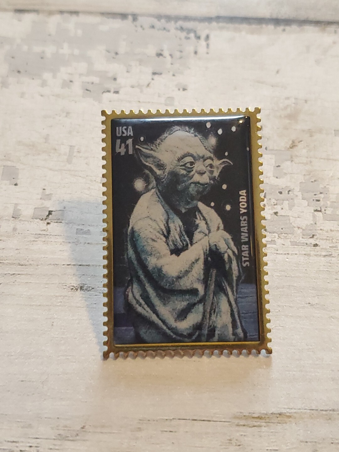41 Cent Star Wars Yoda Postage Stamp Lapel Pin USA Made Yp | eBay