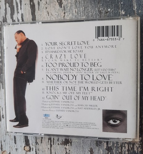 Luther Vandross Your Secret Love CD Epic | eBay