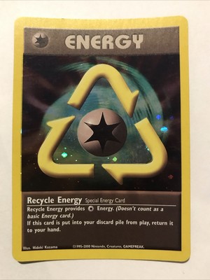 Recycle Energy - WOTC League Promo Pokemon - Holo Card | eBay