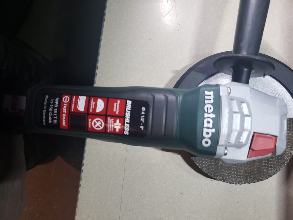 Metabo WPB-18-LT-BL 11-150 QUICK 18V 6" Cordless Angle Grinder New ...