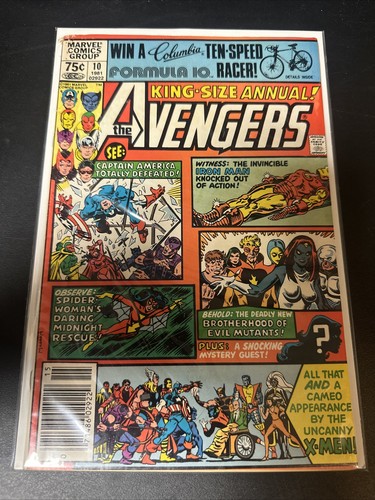 Marvel Avengers Annual #10 1st Appearance Of ROGUE X-Men VG FN 1981 r ...
