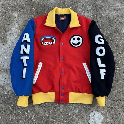 Golf Wang Anti Golf Varsity Jacket Size Large Men Tyler the Creator ...