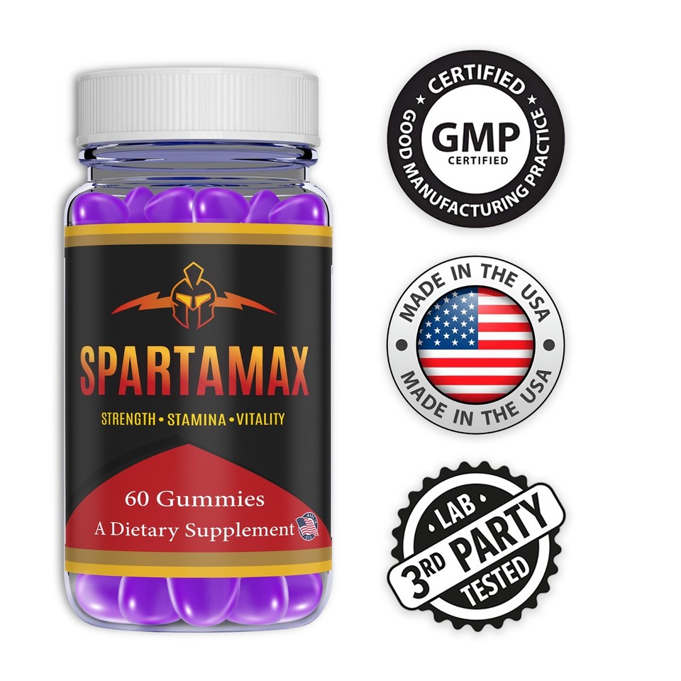 Spartamax Gummies, Official Spartamax Supplement Gummy for Men (5 Pack ...