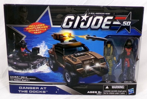 Hasbro GI Joe 50th Anniversary Danger At The Dock 3.75" Figure ...