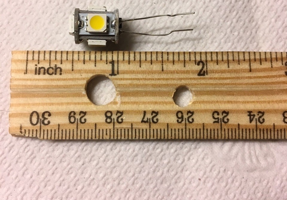 LED 8v LAMP KITS -QRX-8001 & QRX-9001 (WARM WHITE) Sansui DIAL METER ...