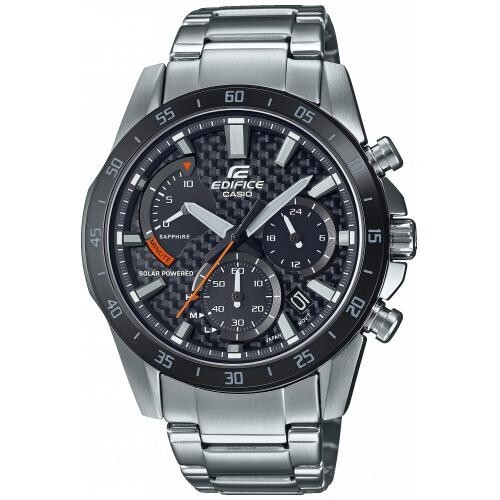 CASIO EDIFICE CARBON Fiber SOLAR POWER CHRONOGRAPH WR 100M EFS-S580DB ...