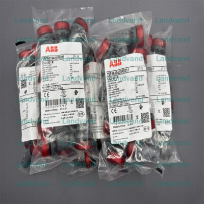 10PC Original ABB Red button indicator CL2-501R 12VDC | eBay