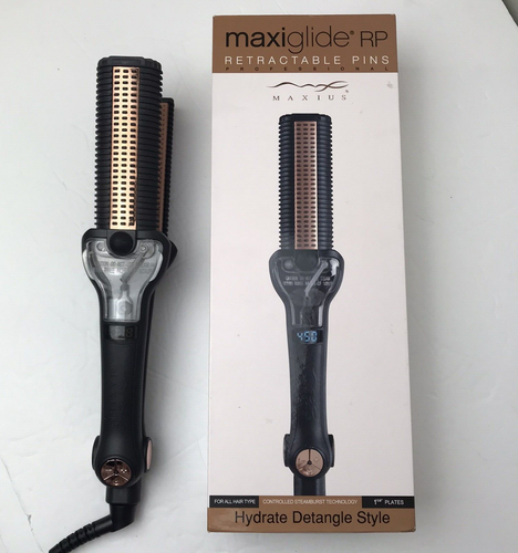 MAXIUS Hair Straightener Maxiglide RP Retractable Pins Steamburst Pro 1 ...