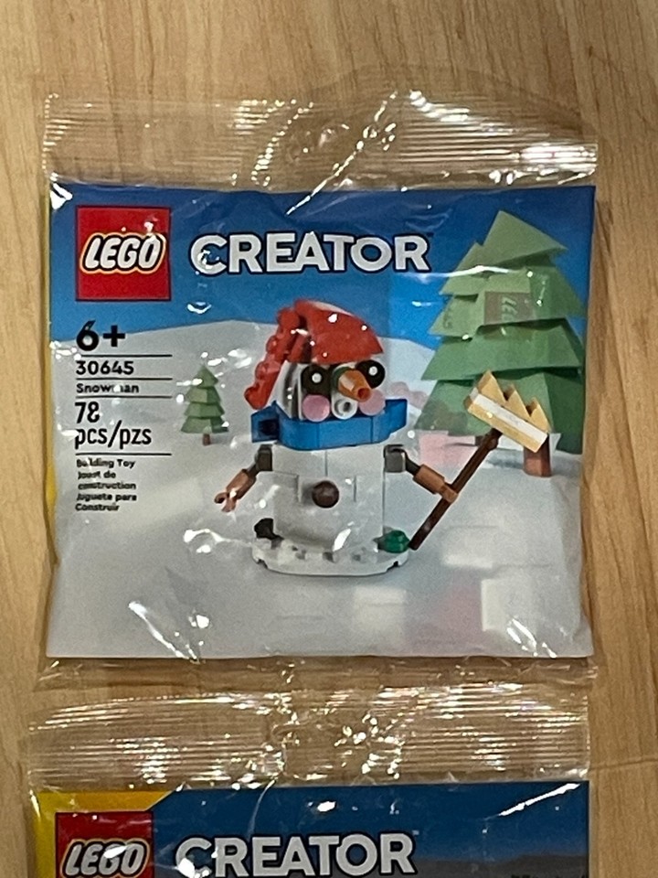 LEGO CREATOR 30670 & 30645 Santa's Sleigh Ride Snowman NEW | eBay