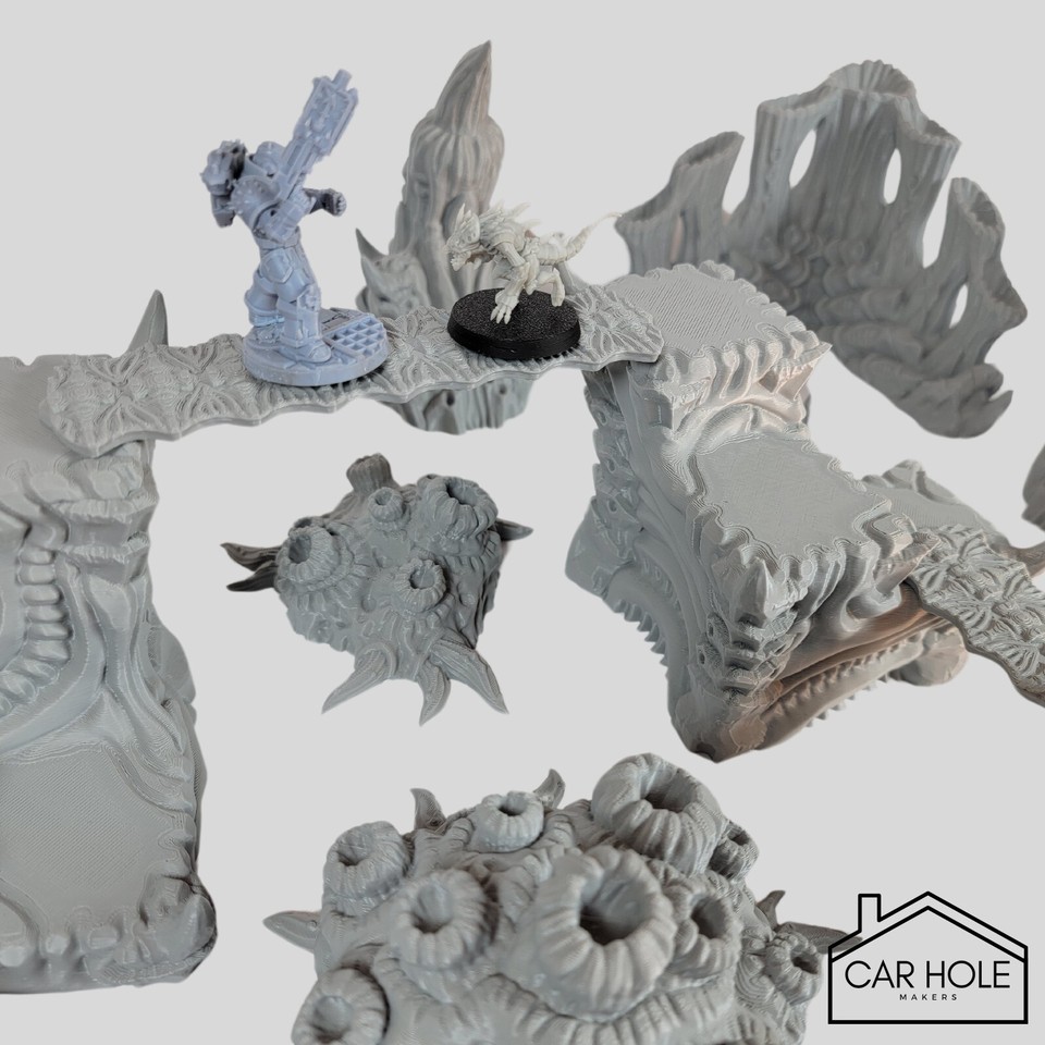 The Hive Kill Team Set - 3D Printed Alien Terrain for 28mm Sci-Fi Wargaming | eBay