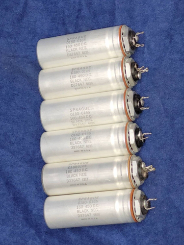 6x Sprague 'Long Life' McIntosh MI-200 Tube Amplifier Capacitors | eBay