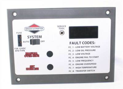 Briggs & Stratton 311353GS Control Panel Assembly For Home Generator ...