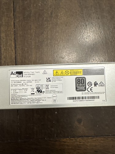 ThinkSystem 450W 230V Titanium Hot-Swap Power Supply (4P57A78356) | eBay