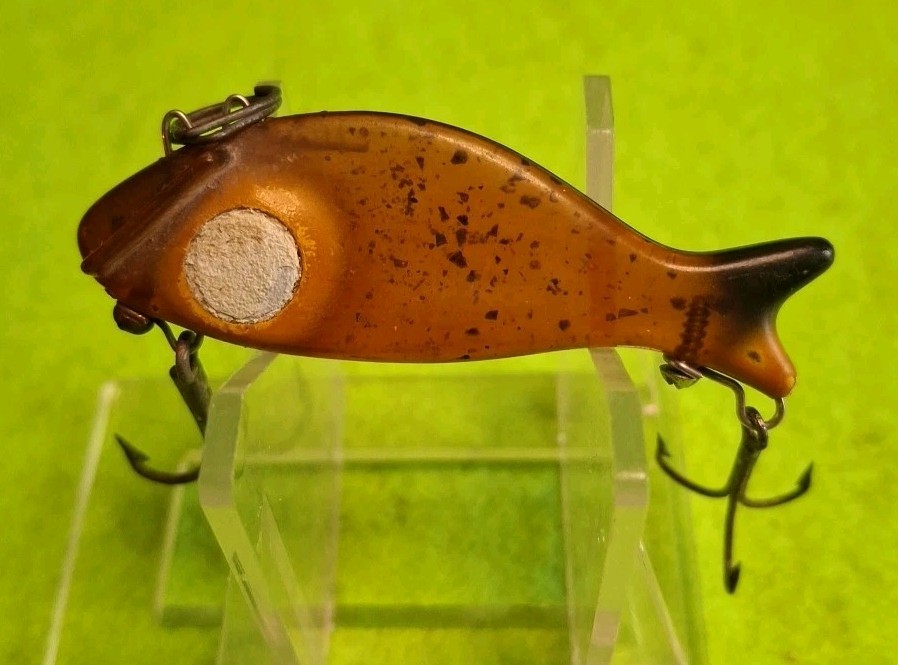 Vintage BINGO /TEXAS ? GOLD SPECKLED LURE | eBay