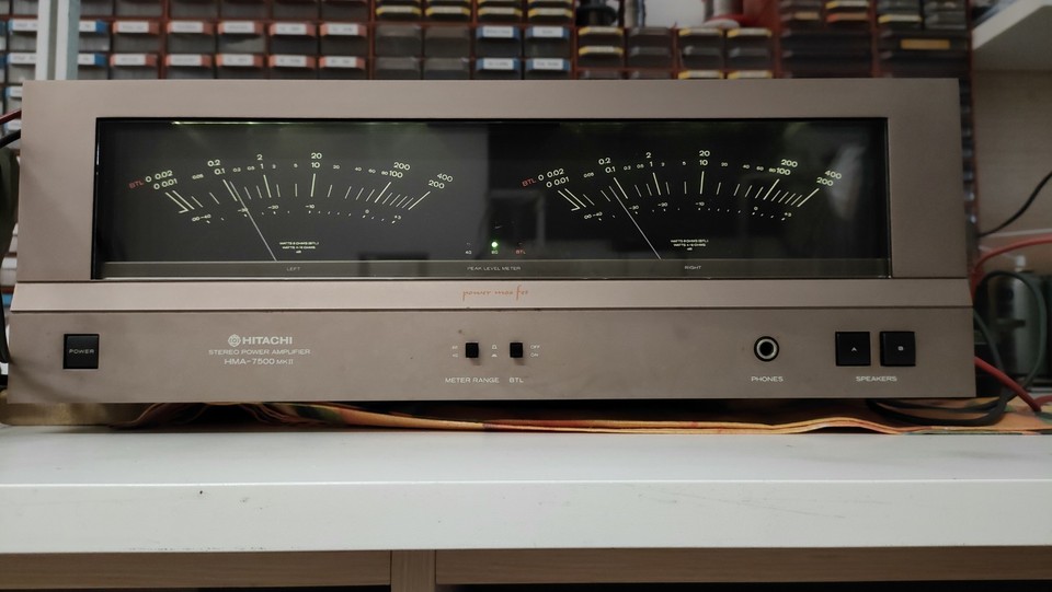 HITACHI HCA 7500 MKII PRE HMA 7500 MKII FINALE DI POTENZA HI-FI STEREO ...