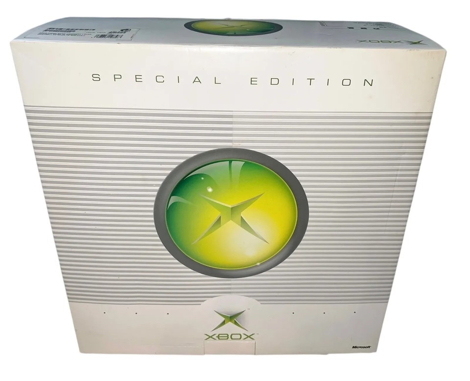 MICROSOFT Xbox Original Special Edition Console Clear Black Skeleton ...