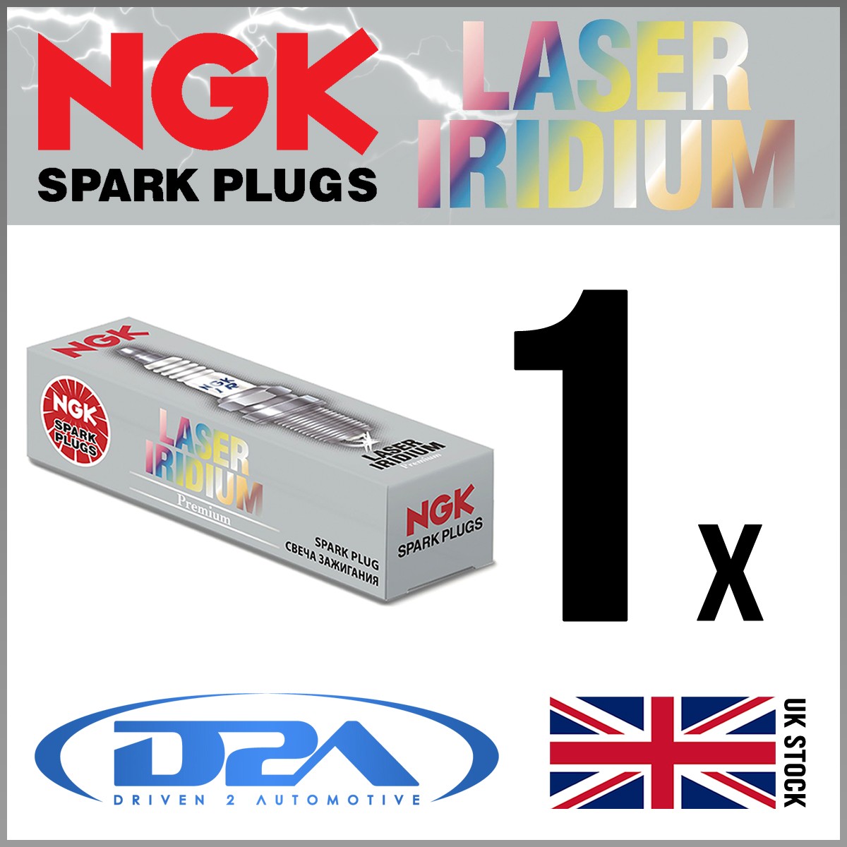 4x DILKAR7Q8 (91899) NGK Laser Iridium Spark Plug Genuine | eBay UK