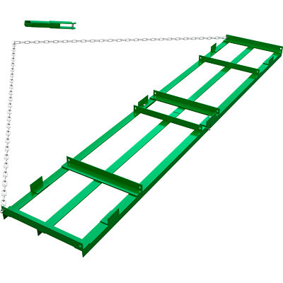 8 Ft Drag Harrow Grader Yard Lawn Leveling Tool for ATV/UTV Tractor W ...