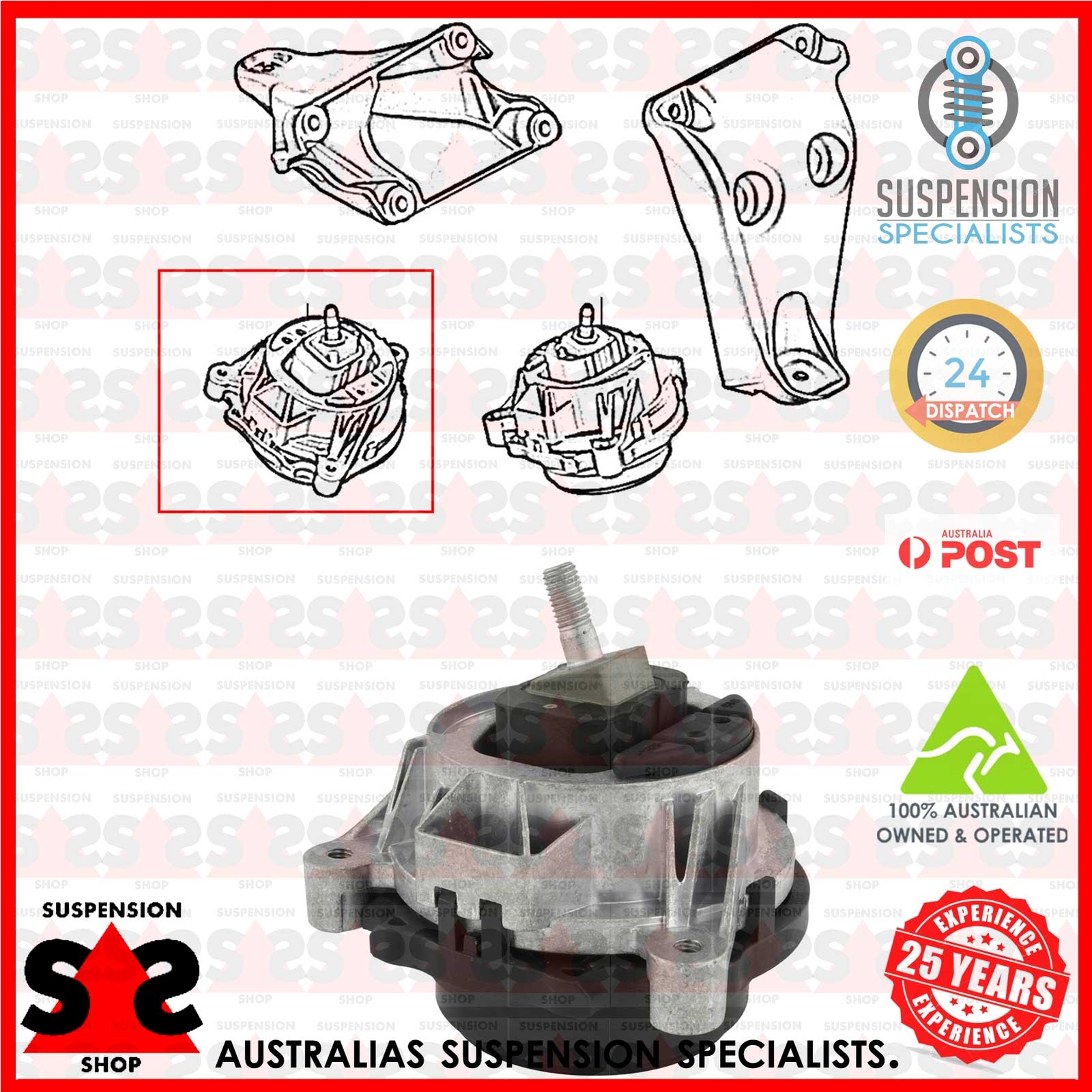 Right Mounting, Engine Suit BMW 4 Coupe (F32, F82) 428 i 4 Coupe (F32 ...