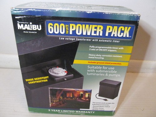 Intermatic Malibu 600 Watt Power Pack Low Voltage Transformer w ...