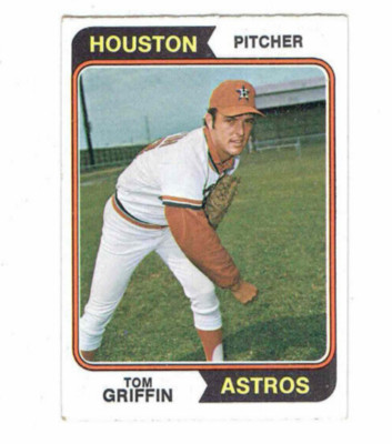 Tom Griffin Houston Astros P #256 TCG 1974 #Baseball Card | eBay