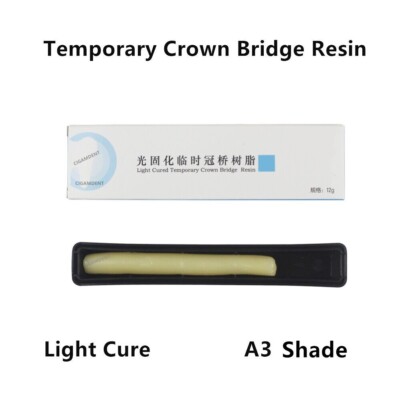 1Box Dental Temporary Crown Bridge Material Light Cure Composite Resin ...