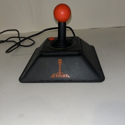 Atari 2600 Stick Stand With Working CX-40 With Orange Ballknob | eBay