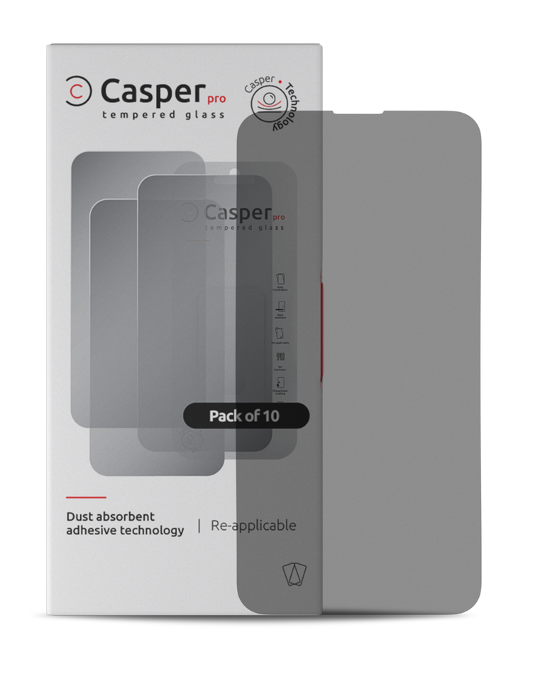 Replacement Casper Pro Tempered Glass For iPhone 15 Plus (10 Pack ...
